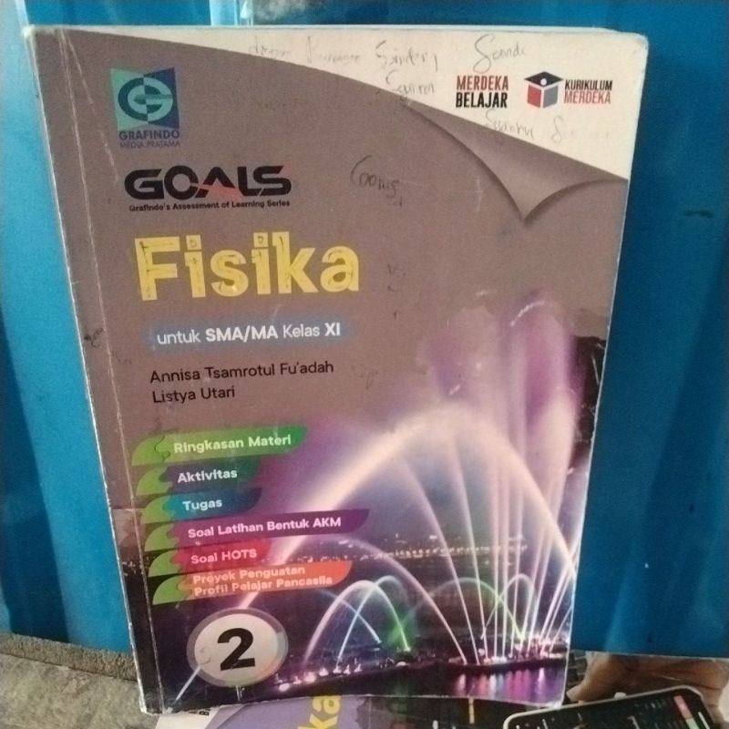 Jual GOALS FISIKA UNTUK SMA/MA KELAS XI/11 KURIKULUM MERDEKA | Shopee Indonesia