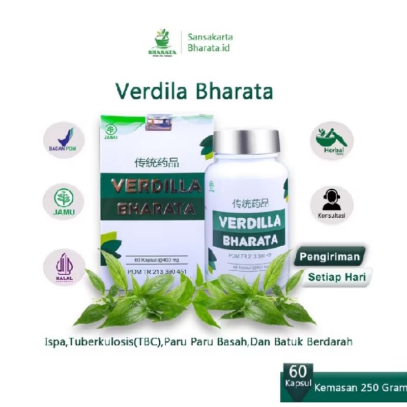 Jual Verdilla Bharata Original Obat Sinusitis Paru-paru TBC Batuk ...
