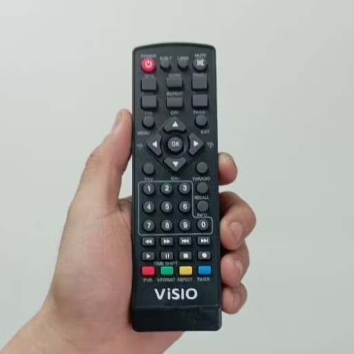 Jual Remote Remot Set Top Box STB DVB-T2 UHF HD TV Visio HS1685 ...