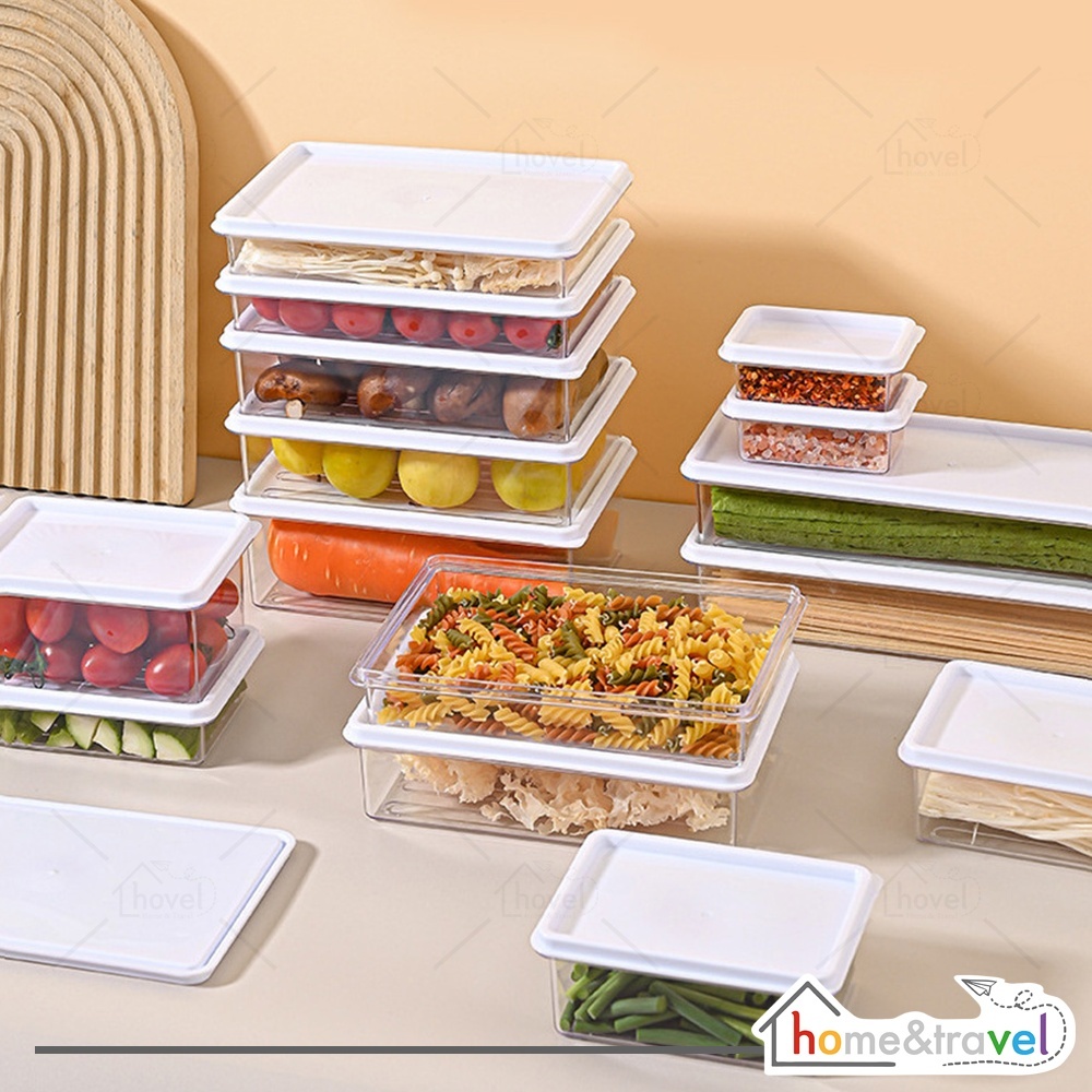Jual HOVELSHOP Food Container Box Toples Tempat Penyimpanan Buah Sayur ...