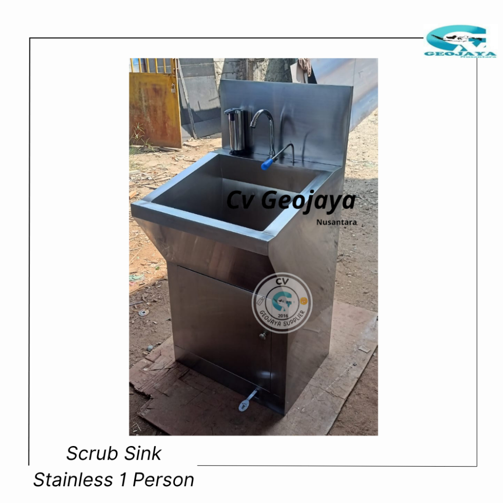Jual Scrub Station 1 Person Otomatis Sink Wastafel Laboratorium One Bay ...