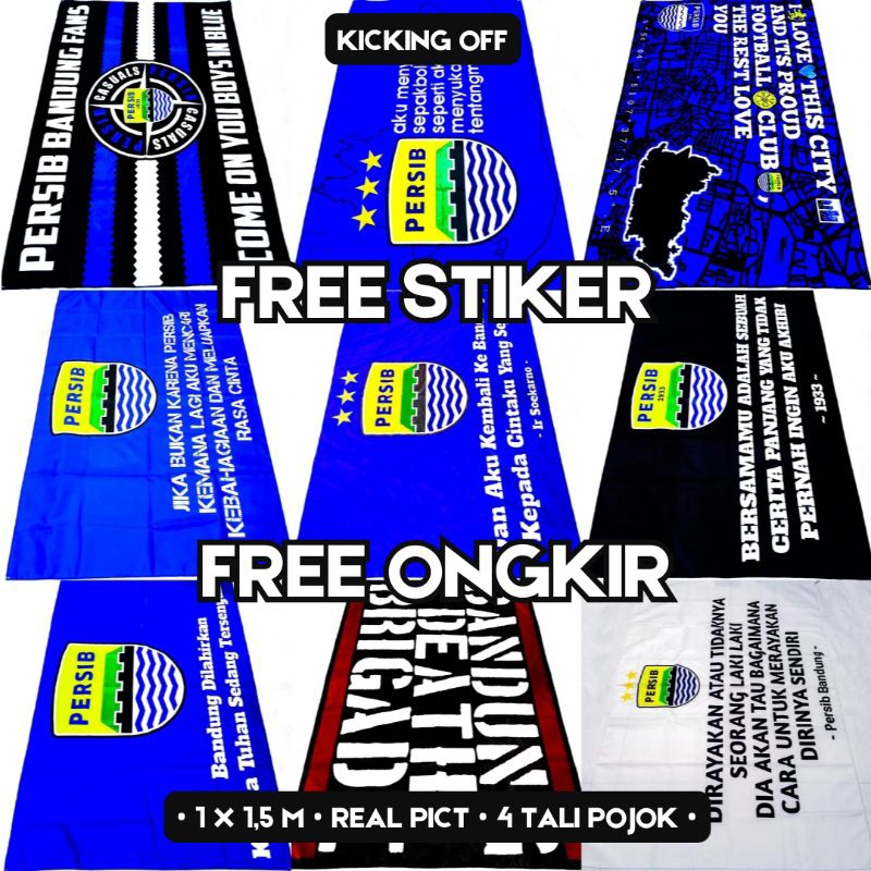 Jual Bendera Flag Murah Persib Bandung Viking Bobotoh Casuals Ultras ...