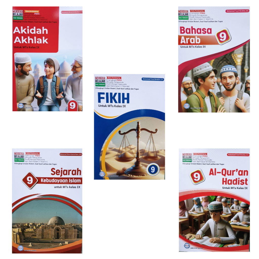 Jual Buku PENDAMPING Kelas 9 MTs Fikih Bahasa Arab Akidah Akhlak SKI AL Quran Hadis Kurikulum ...