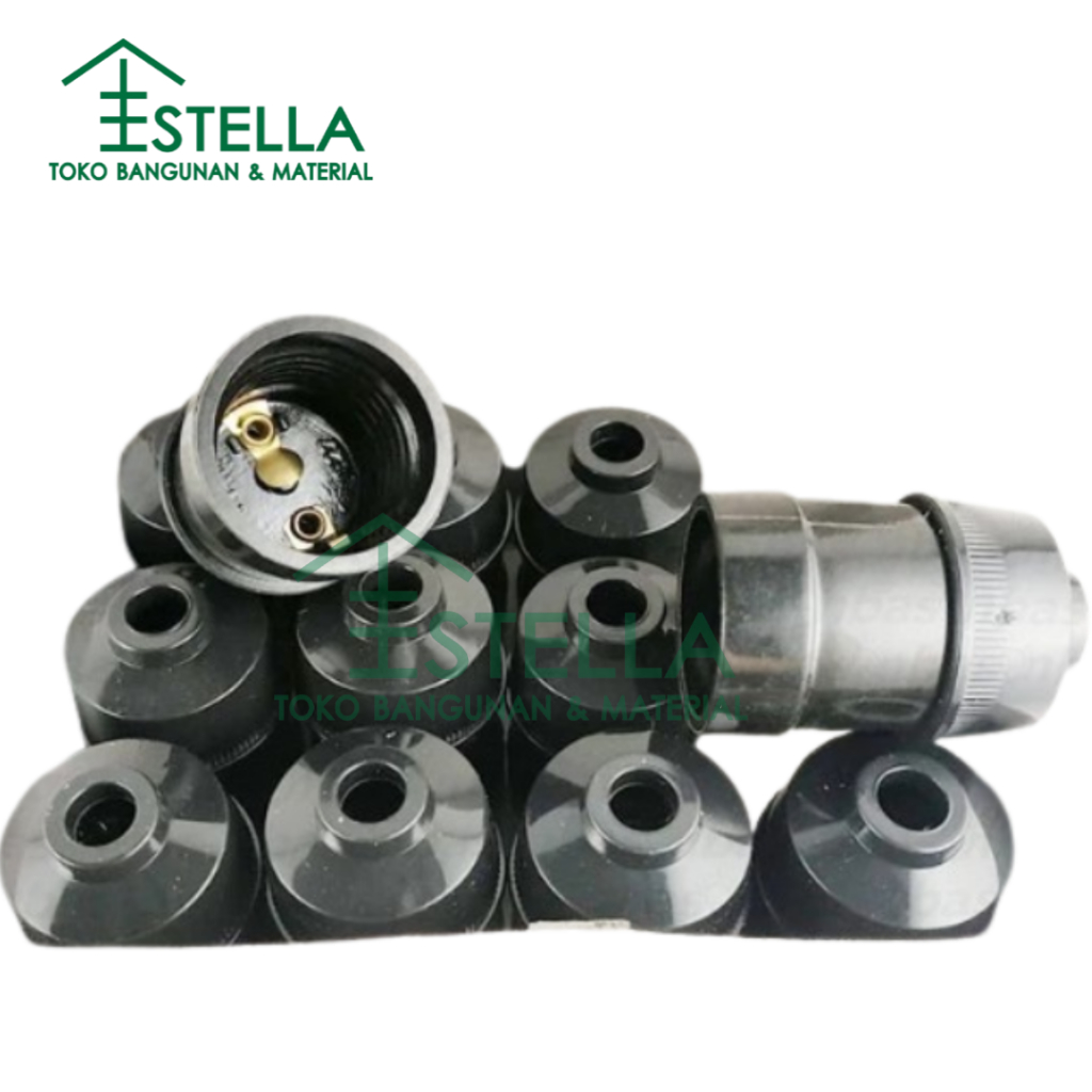 Jual Fitting Gantung Hitam Broco 216L Tebal Tahan Lama/ Broco 216L Pendant Lamp Holder E27 ...