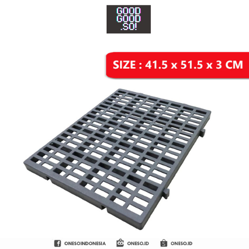 Jual Palet plastik / Alas kandang / Tatakan / Pabrik / Gudang ( HD ) uk. 415x515x30mm-GOODGOODSO ...