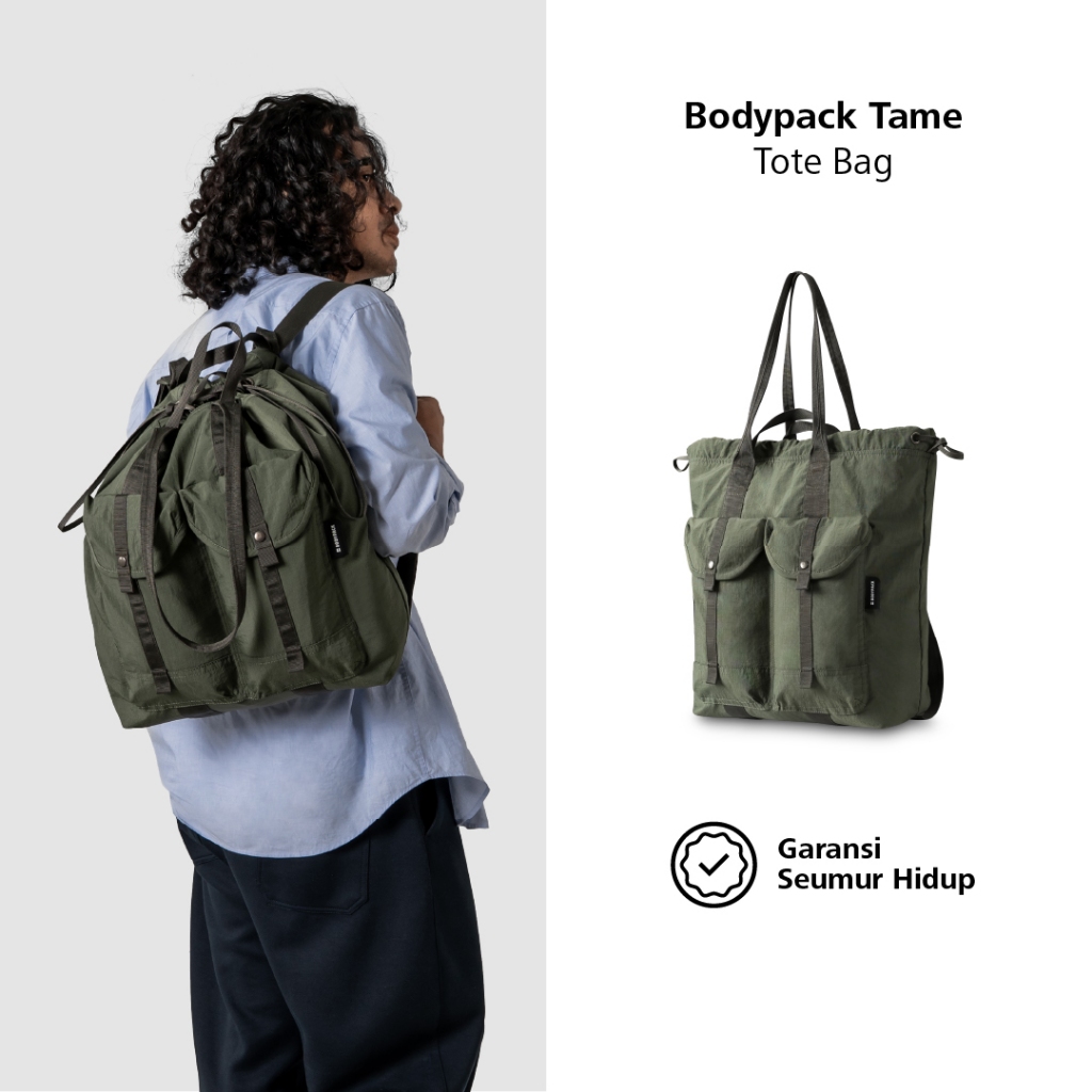 Jual Bodypack Tame Regular Tote Bag 14 Inch Tas Jinjing Kuliah Sekolah ...