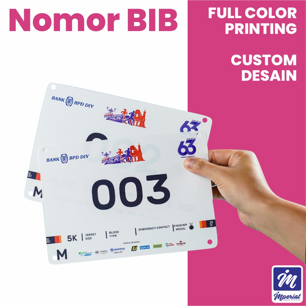 Jual Cetak Nomor BIB / Nomor Event Lari Perlombaan Olahraga | Shopee ...