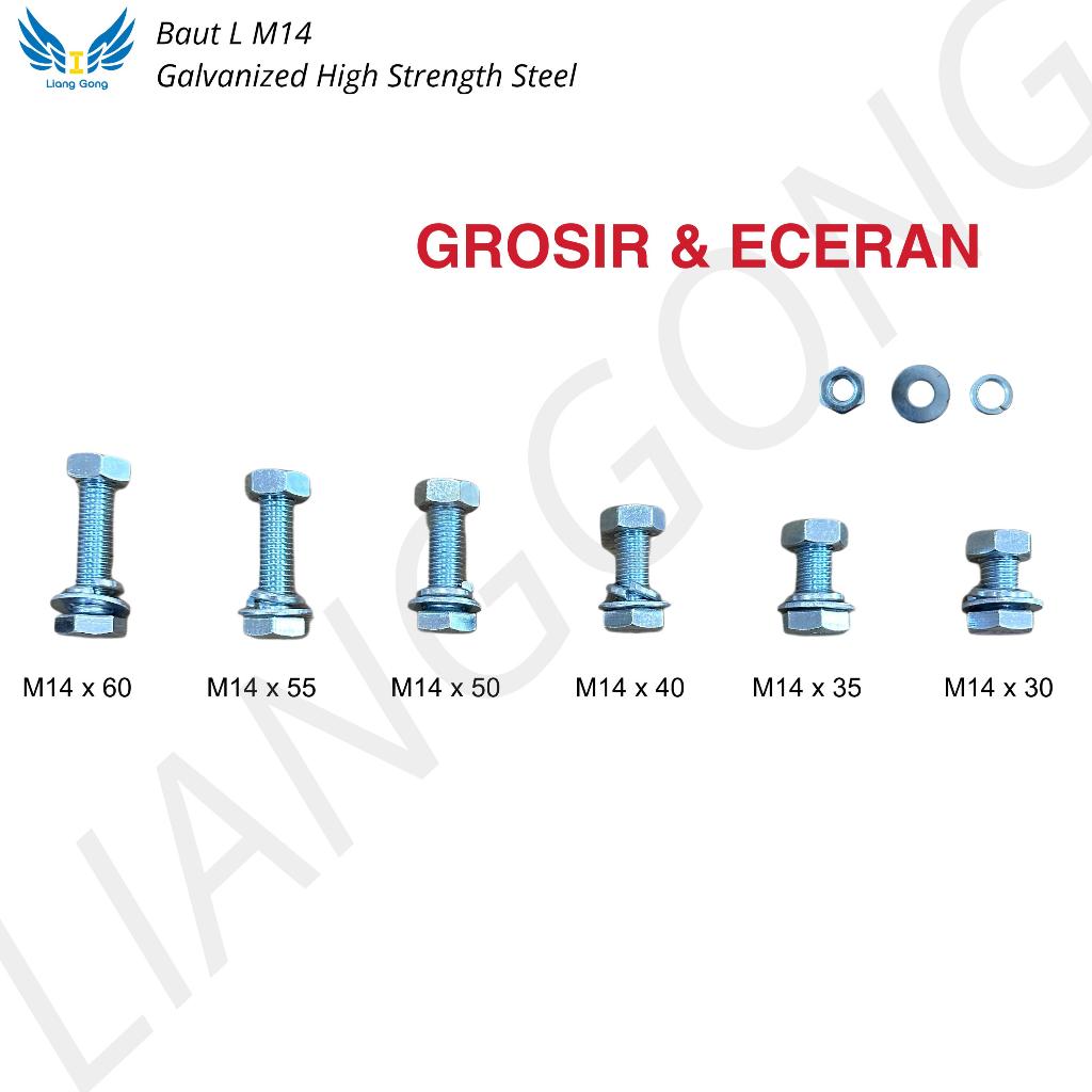 Jual Baut Mur Hex Putih | BMP | Mur Baut L M14 Putih | Galvanis | Grosir & Eceran | Mur+Baut ...