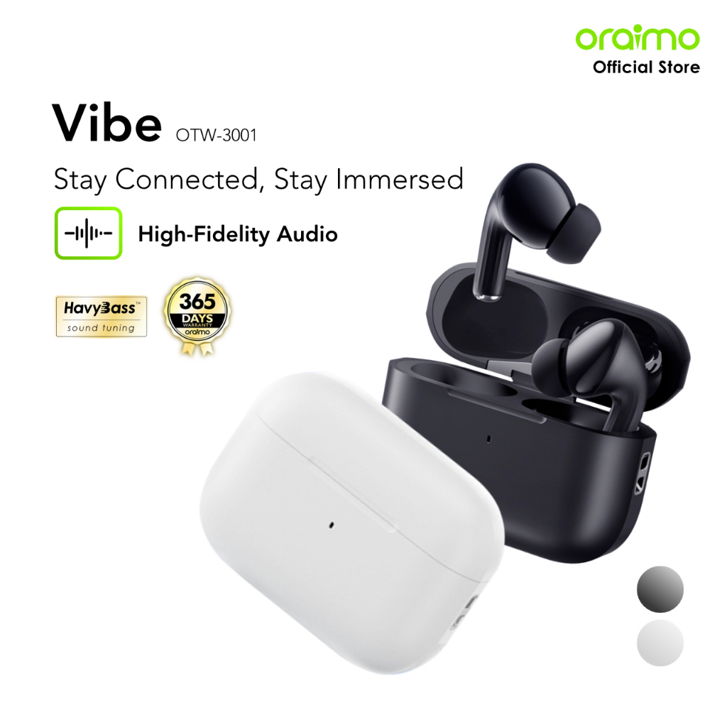 Jual (Exclusive TokoMamaLesti) oraimo Vibe OTW-3001 Earphone V5.2 Bluetooth Stereo Nirkabel ...