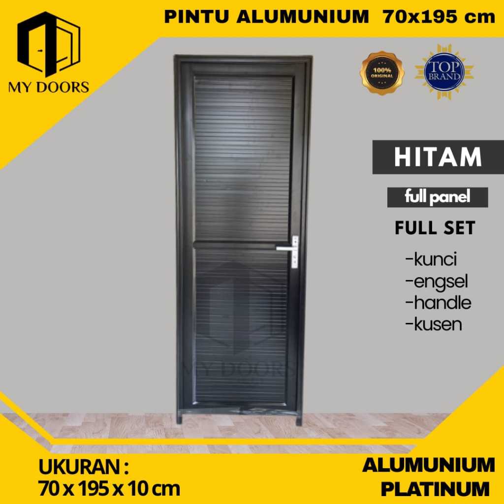Jual Pintu Aluminium Full Panel 70x195 MARLIN Pintu Kamar Mandi ...