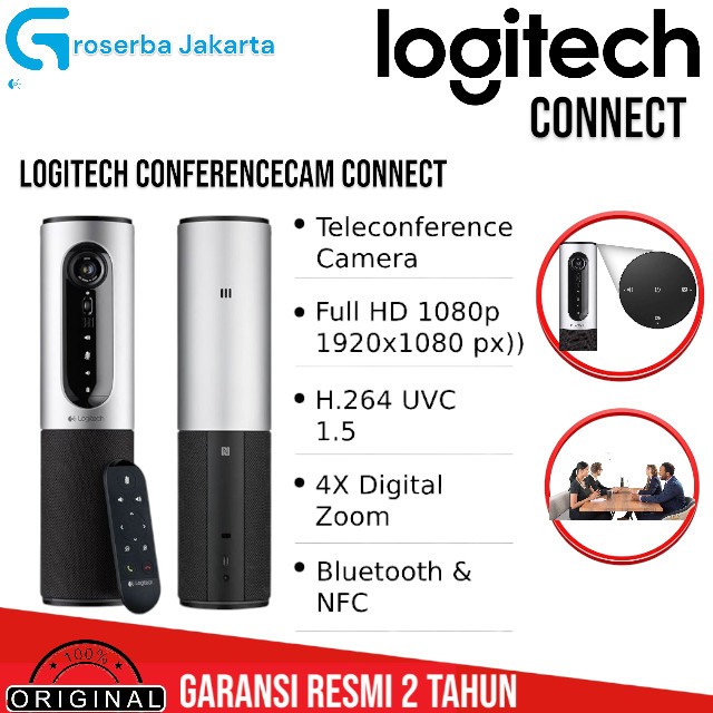 Jual Logitech Connect ConferenceCam | Video Conference Logitech Connect ...