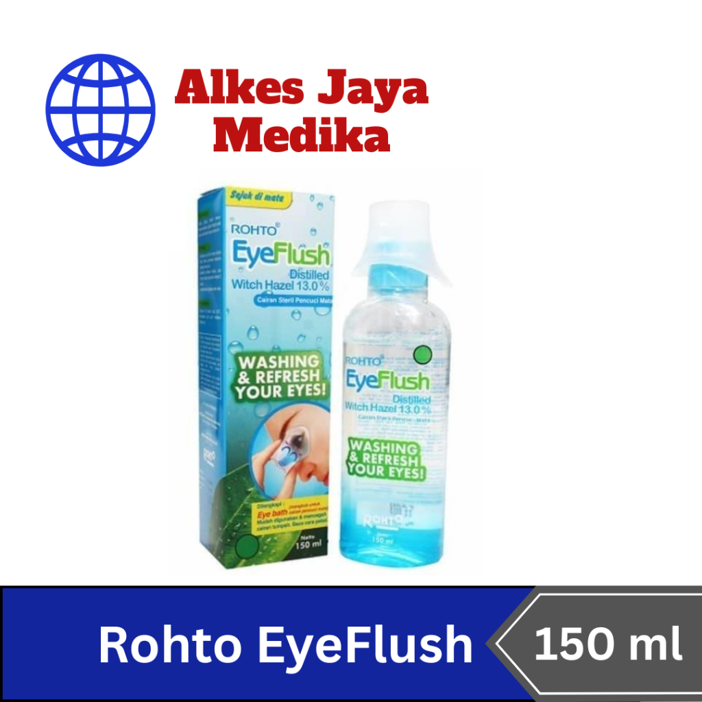 Jual ROHTO EYEFLUSH 150 ml - Larutan Pencuci Mata | Shopee Indonesia