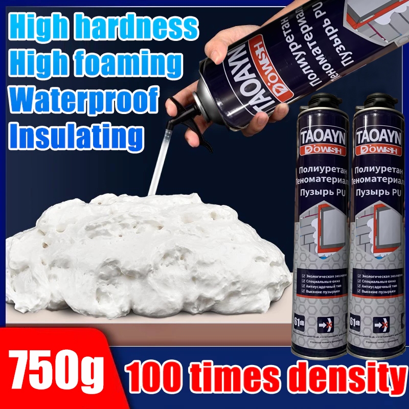 Jual PU Sealant Foam Spray 750ml PU Lem Busa Penyegel Busa PU Untuk Pintu Dan Jendela Penyegel ...