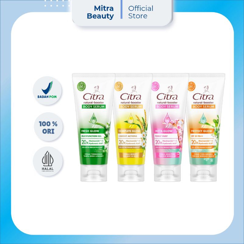 Jual CITRA Natural Booster Body Serum All Variant | Shopee Indonesia