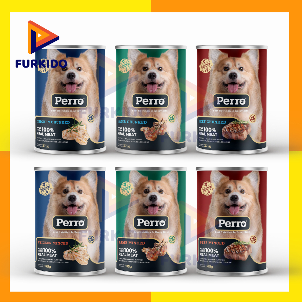Jual Perro Dog All Life Stages Minced / Adult Chunked Can 375 Gr ...