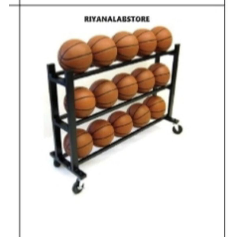Jual Rak Penyimpanan Bola - Ball Storage Basket , Bola Volly | Shopee Indonesia