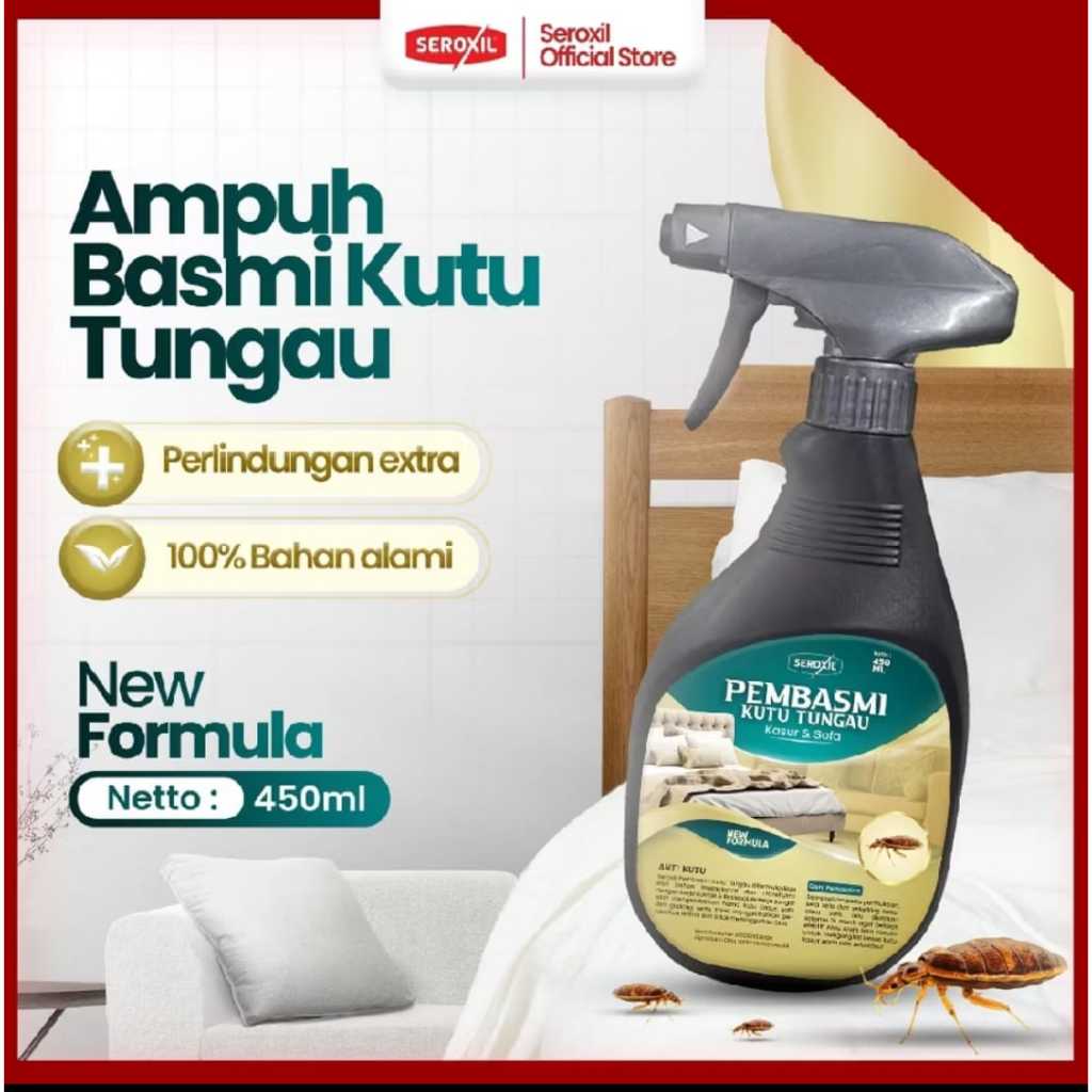 Jual Seroxil Obat Semprotan Pembasmi Anti Tungau Kutu Kasur Dan Kutu ...