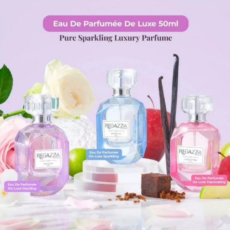 Jual [NEW!] REGAZZA Parfum Eau De Luxe 50ml - Parfum Wanita Wangi Bunga ...