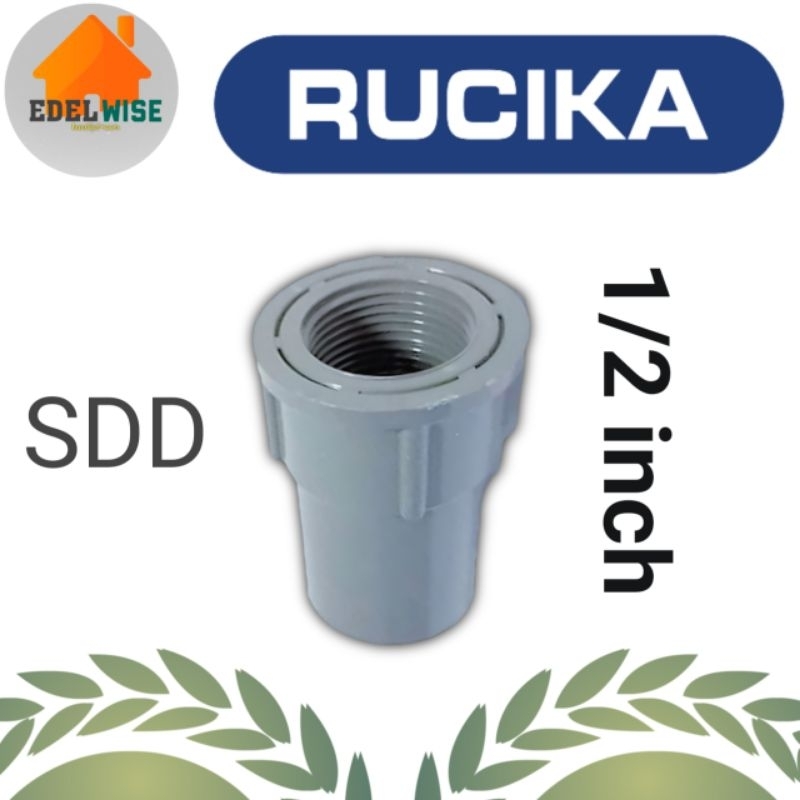 Jual RUCIKA SDD 1/2 INCH sok drat dalam sock drat lurus | Shopee Indonesia