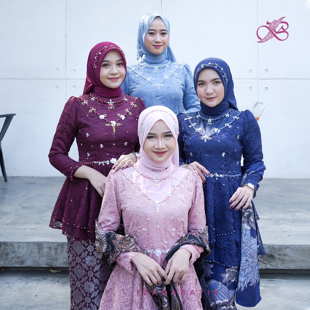 Jual Hilya Series - Setelan Baju Kebaya Batik Modern Couple Wisuda ...