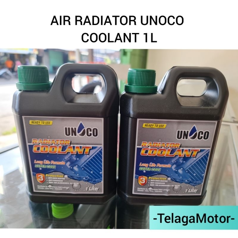 Jual AIR RADIATOR UNOCO COOLANT 1L (CEK DESKRIPSI) | Shopee Indonesia