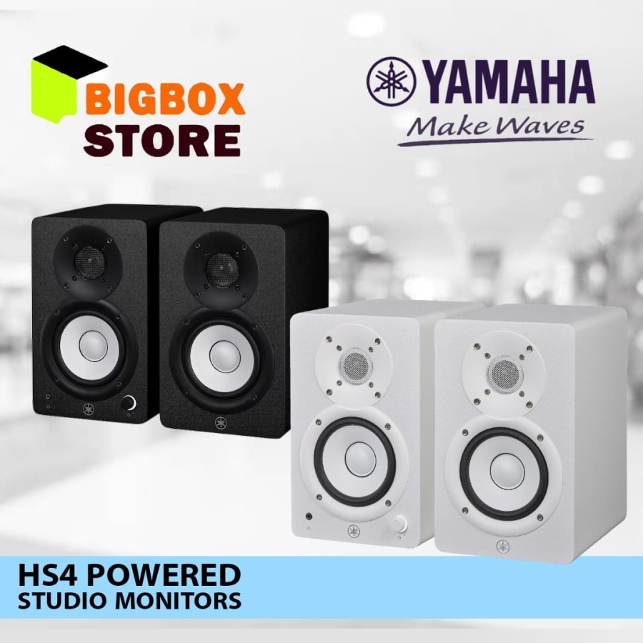 Jual Yamaha HS4 Powered Studio Monitors | Shopee Indonesia