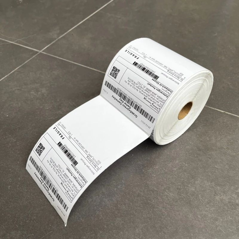 Jual [500 Lembar] LABEL STICKER THERMAL 100 X 150 BARCODE 100 X150 ...