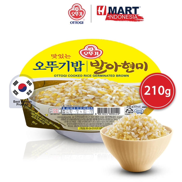Jual Ottogi Cooked Brown Rice - Nasi Merah Instan Korea 210g | Shopee ...
