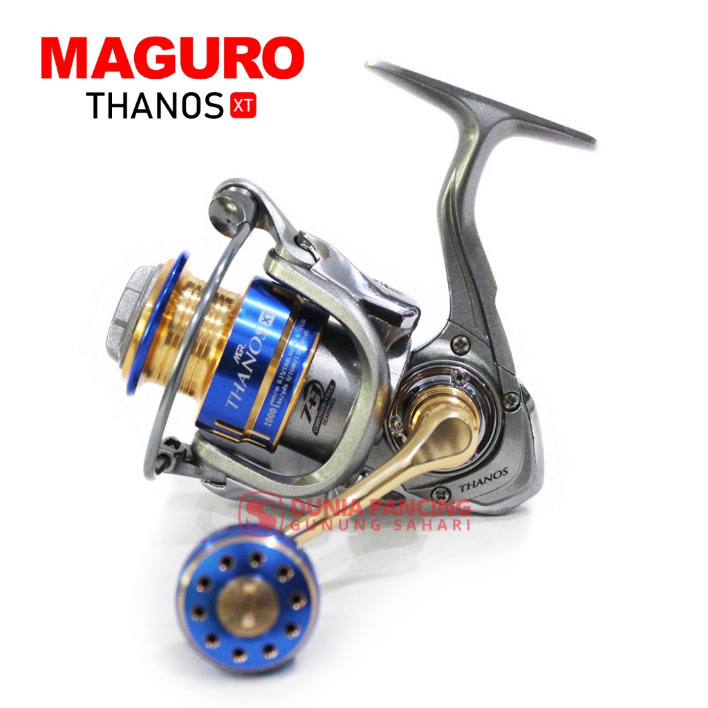 Jual Reel Spinning Maguro Thanos XT 7+1 Ball Bearings 1000-8000 | XT SERIES | ARK HANDLE MAGURO ...