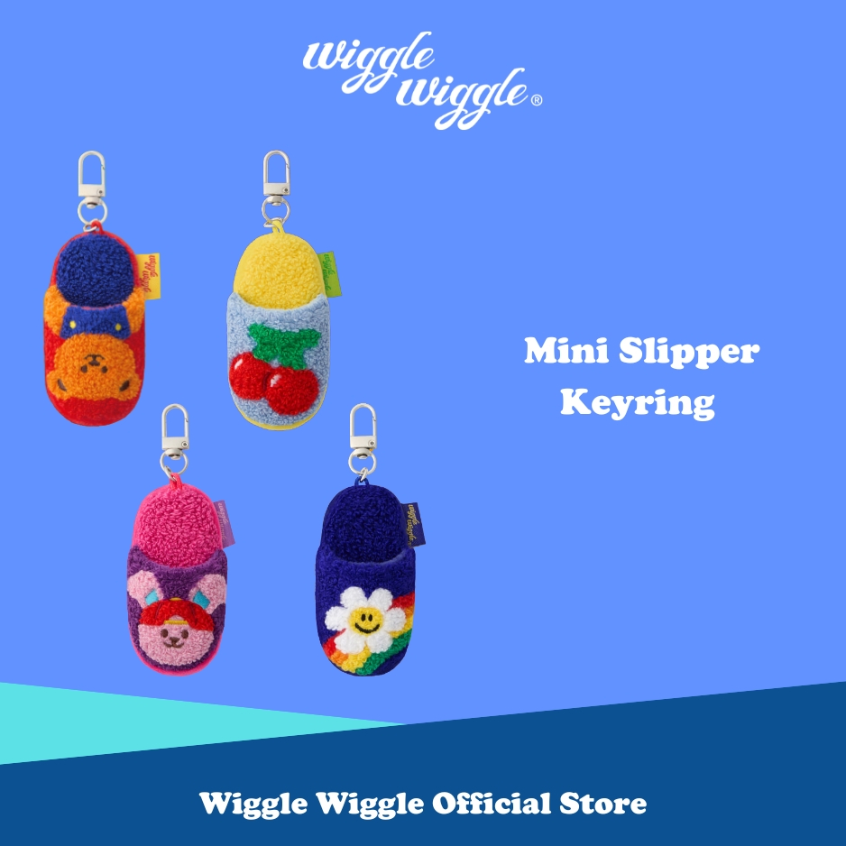 Jual Wiggle Wiggle Mini Slipper Keyring Keychain Gantungan Kunci Boneka ...