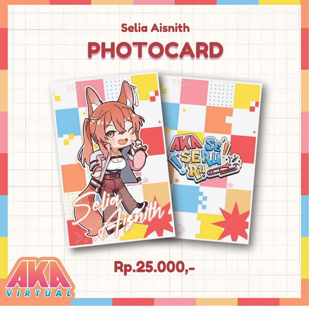 Jual Photocard Special Edition AKA Seru Seru - Selia Aisnith | Shopee ...