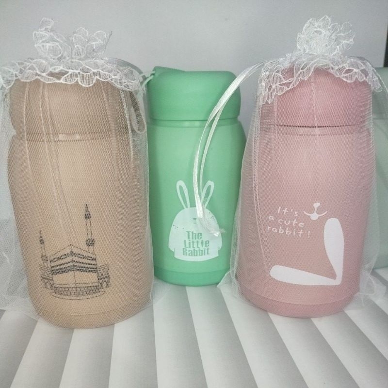 Jual SOUVENIR BOTOL KACA RABBIT / BOTOL KACA KELINCI / BOTOL KACA TINY ...