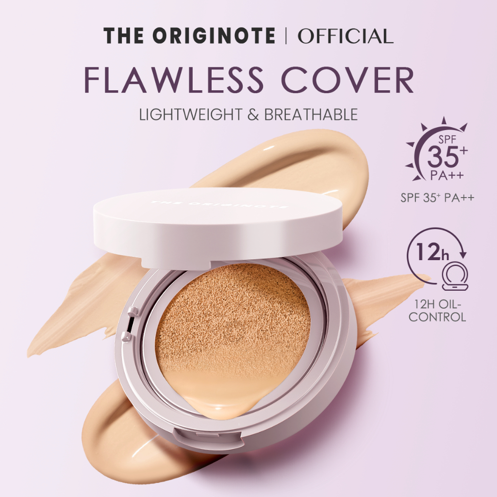 Jual The Originote High Cover Serum Cushion SPF 35 PA++ | Makeup Base ...