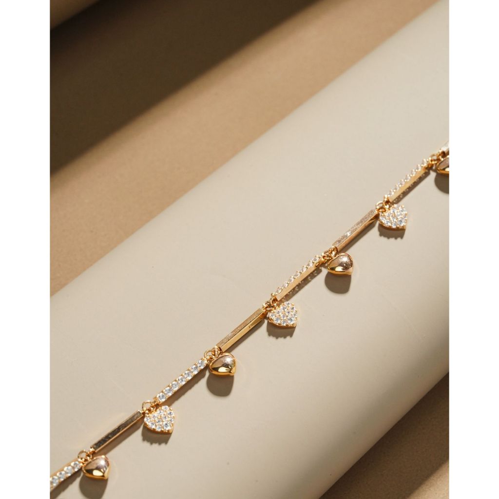 Jual Gelang Emas 8K Model Rante BTBT Mata Full 00025085 | Shopee Indonesia