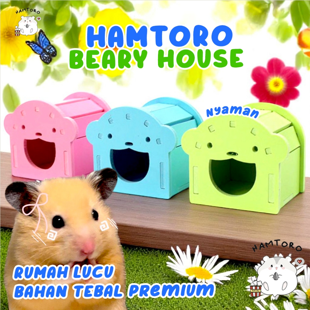 Jual Hamtoro / Rumah Hamster / Beary House / Mainan Hamster Ukuran ...