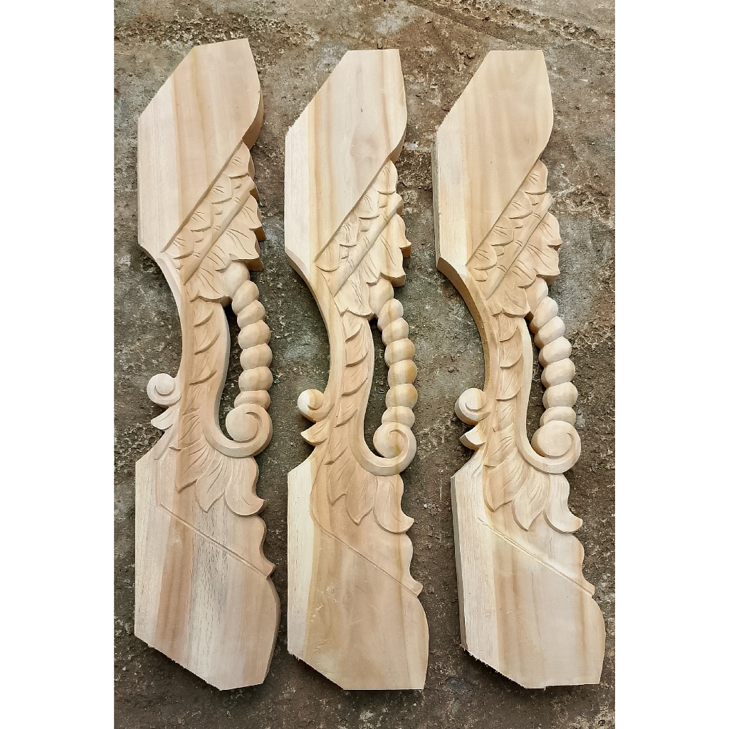 Jual Ukir Siku Soko Rumah / Kathek / Konsul Atap Rumah Kayu Jati 70 X ...