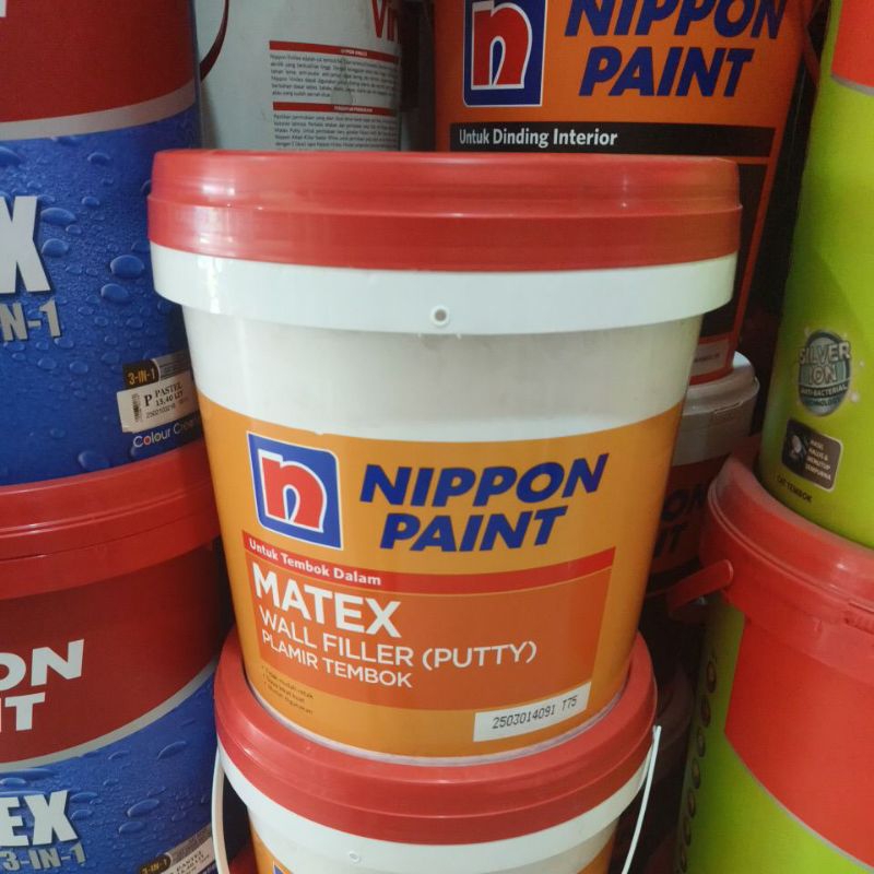 Jual NIPPON MATEX PLAMUR Plamir Tembok Cat Dasar 20 KG | Shopee Indonesia