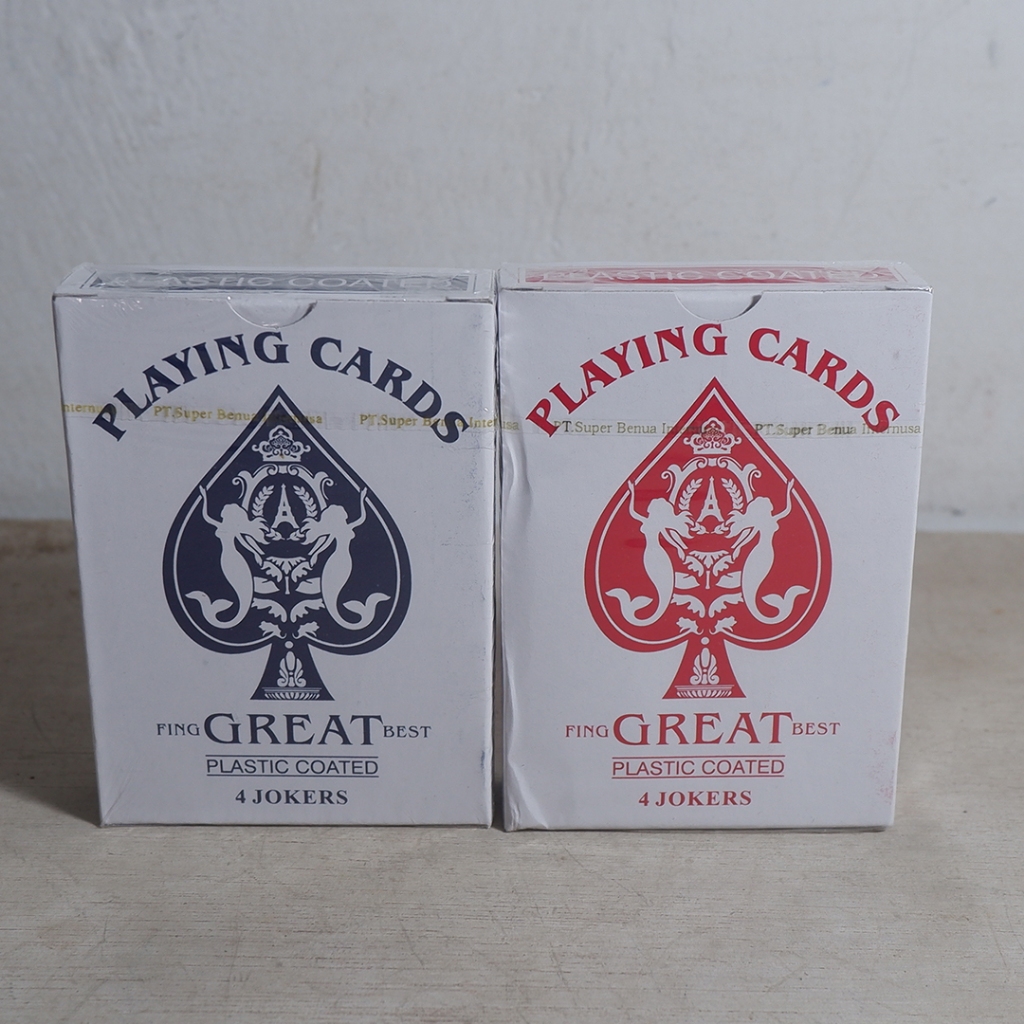 Jual Kartu Great Murah Plastik Coated 4 Jokers | Shopee Indonesia