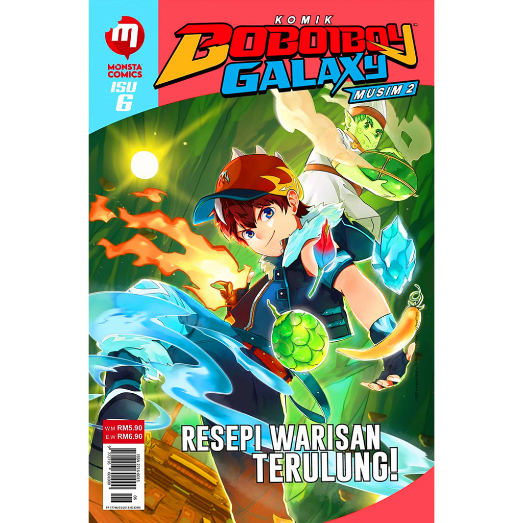 Jual TERMURAH!! Komik BoBoiBoy Galaxy Musim 2 : Isu 6 "RESEPI WARISAN TERULUNG" | Shopee Indonesia