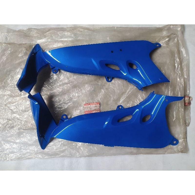Jual Legshield Sayap tengah Suzuki SHOGUN R 110 Biru Original baru SGP ...