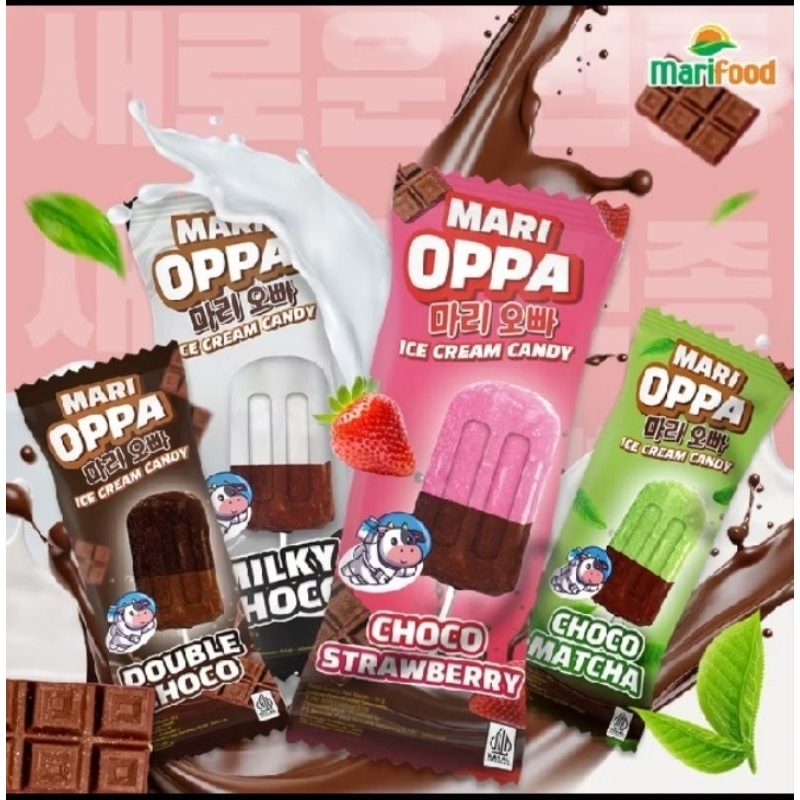 Jual MARI OPPA milky candy RANDOM varian rasa | Shopee Indonesia