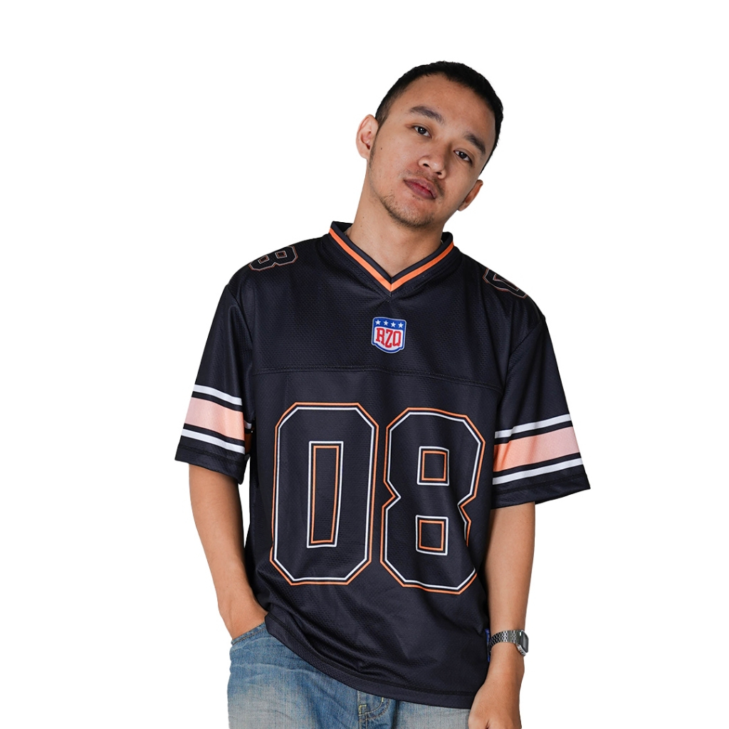 Jual RZQ / 08 / Number Series / Jersey / Streetwear / Oversize / Music ...