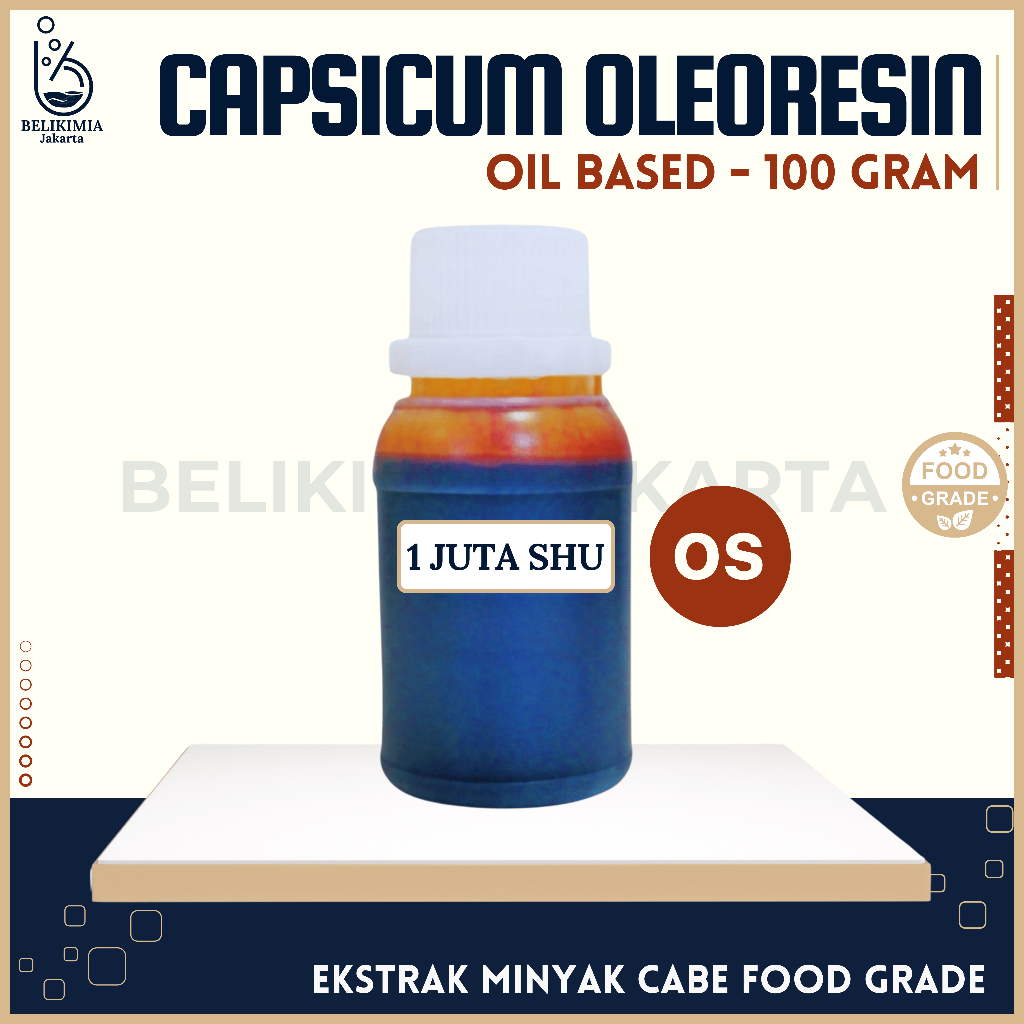 Jual Capsicum Oleoresin Oil Soluble 100 GRAM [OS] - Ekstrak Minyak ...