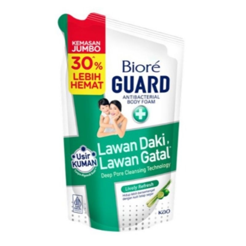 Jual BIORE GUARD | Sabun Mandi Cair | Lively Refresh | Anti Bakteri ...