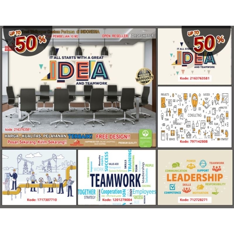 Jual Wallpaper Custom 3D Tema Business | Office | Kantor | Wallpaper ...