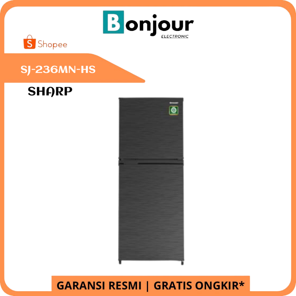 Jual Kulkas Sharp SJ 236 MN 205L 2 Pintu Sharp SJ236MN SJ-236MN-HS 205 ...