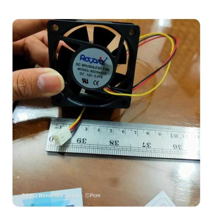 Jual RE3957 rapid cooling fan kipas 6cm 6 cm 12volt 12 volt 3 kabel ...