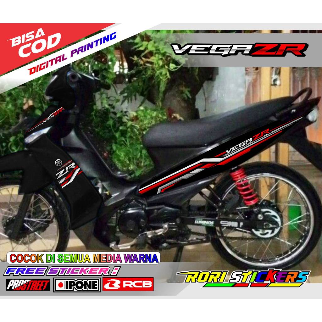 Jual STRIPING VARIASI YAMAHA VEGA ZR / STICKER LIST VARIASI MOTOR VEGA ...