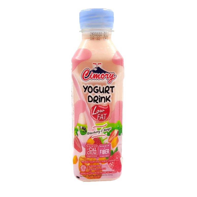 Jual Cimory Yogurt Drink 250ml Botol | Minuman Yogurt Segar & Sehat | Rasa Strawberry, Blueberry ...