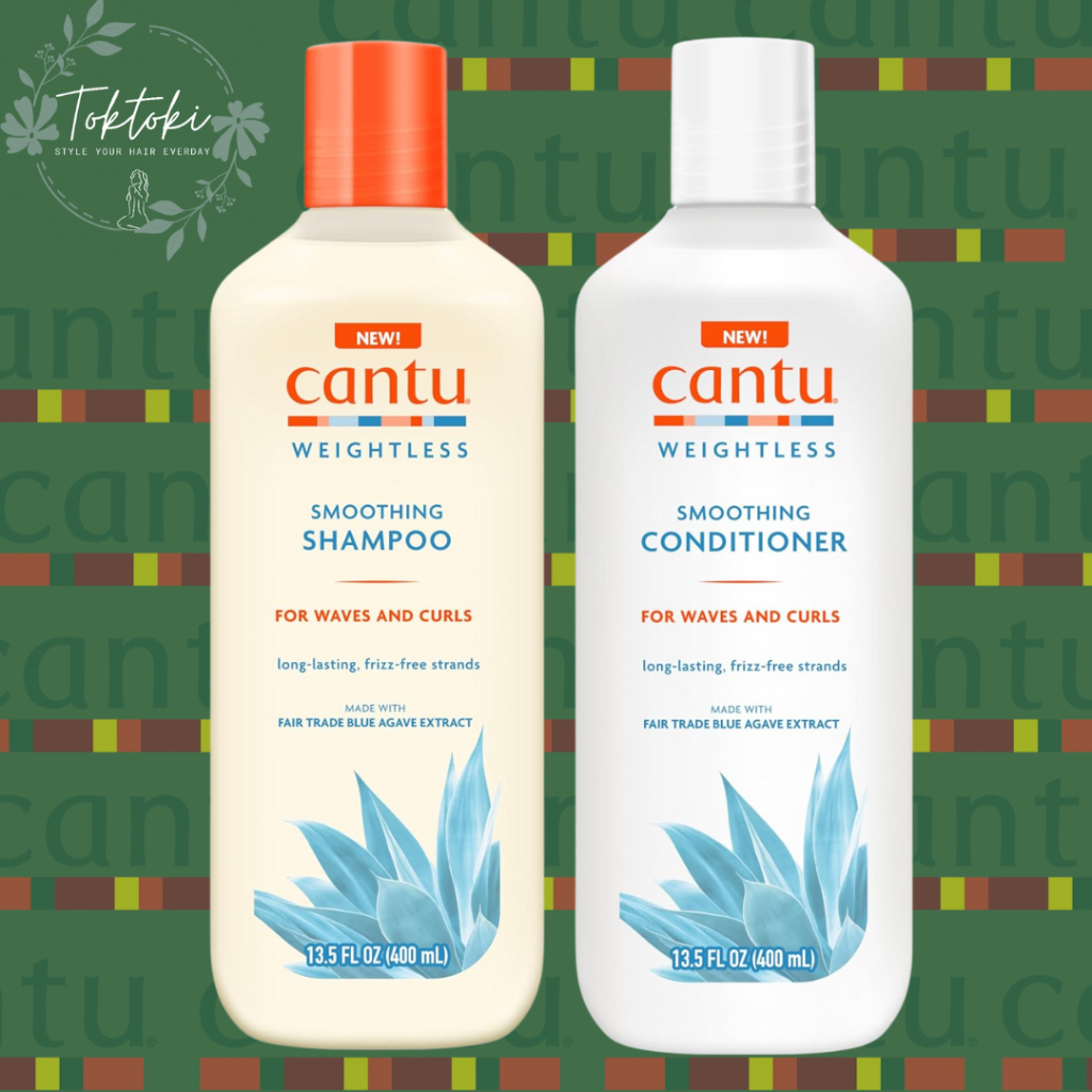 Jual CANTU Weightless Smoothing Shampoo & Conditioner | Shopee Indonesia